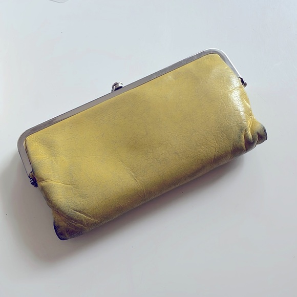 HOBO | Bags | Hobo Yellow Leather Clutch Wallet | Poshmark